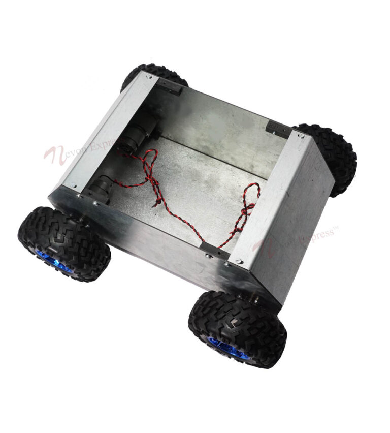 Buy DIY All Terrain Metal Adventure Tank Robot Chassis Arduino ...
