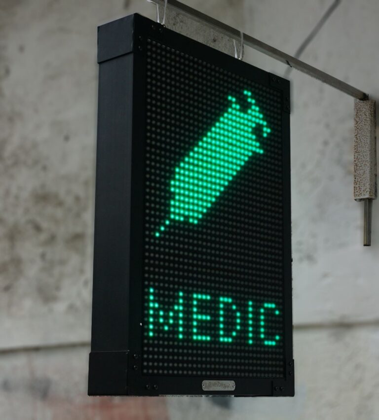 Buy Vertical Medical Plus Sign Board Scrolling Display for Medical ...