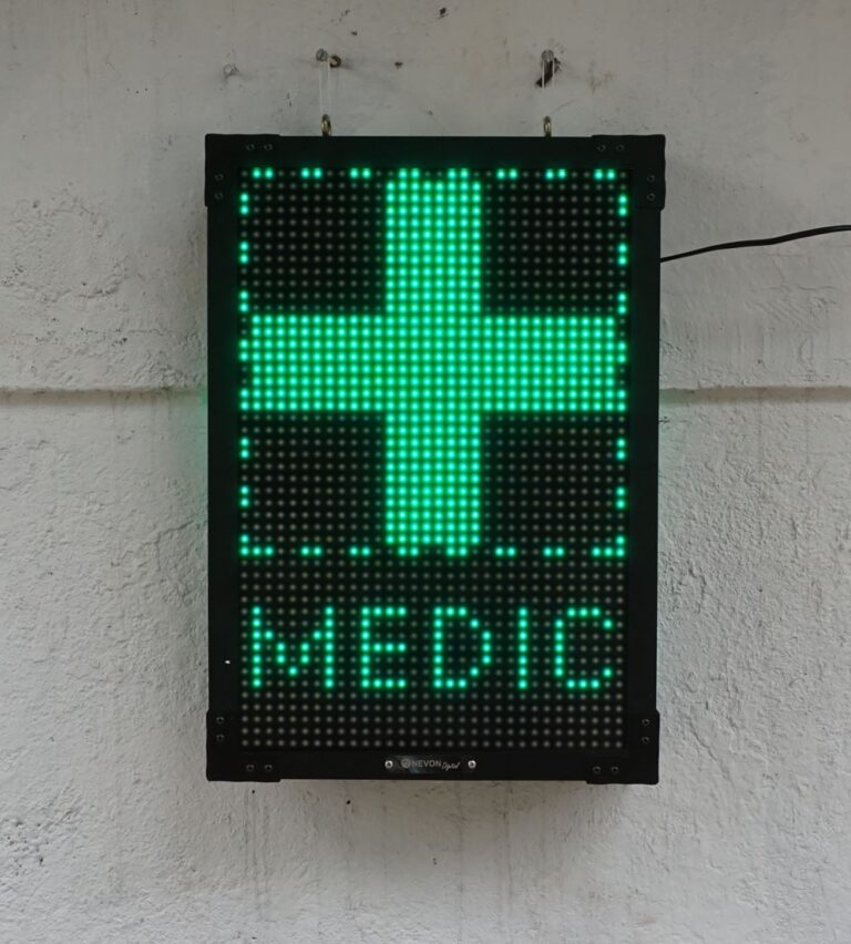 Buy Vertical Medical Plus Sign Board Scrolling Display for Medical ...