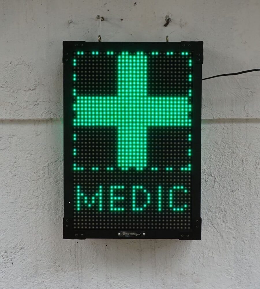 Buy Vertical Medical Plus Sign Board Scrolling Display for Medical ...