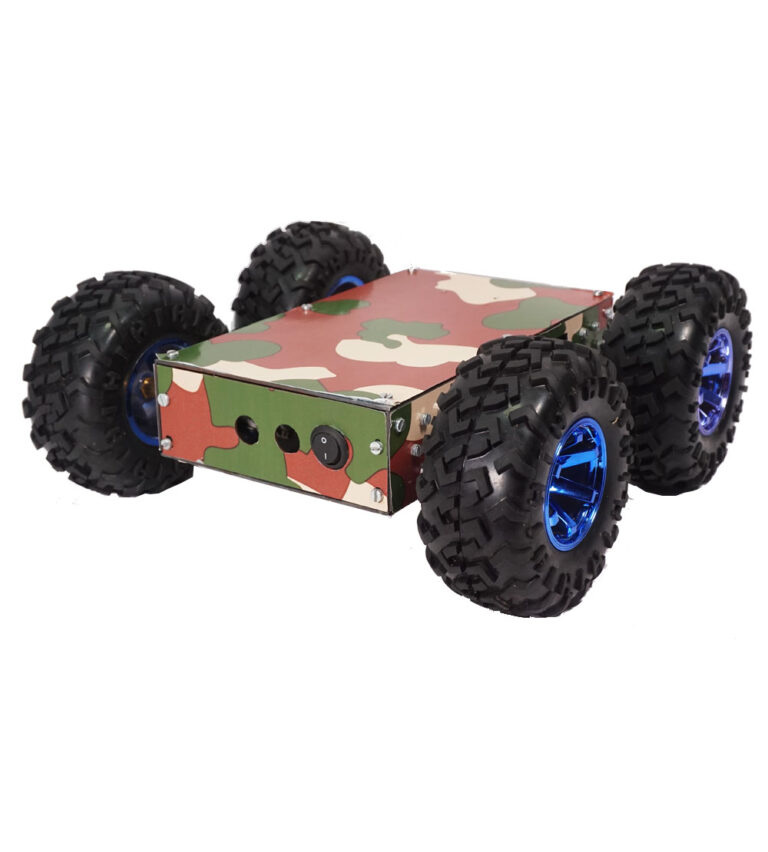 Buy DIY All Terrain Metal Adventure Tank Robot Chassis Arduino ...