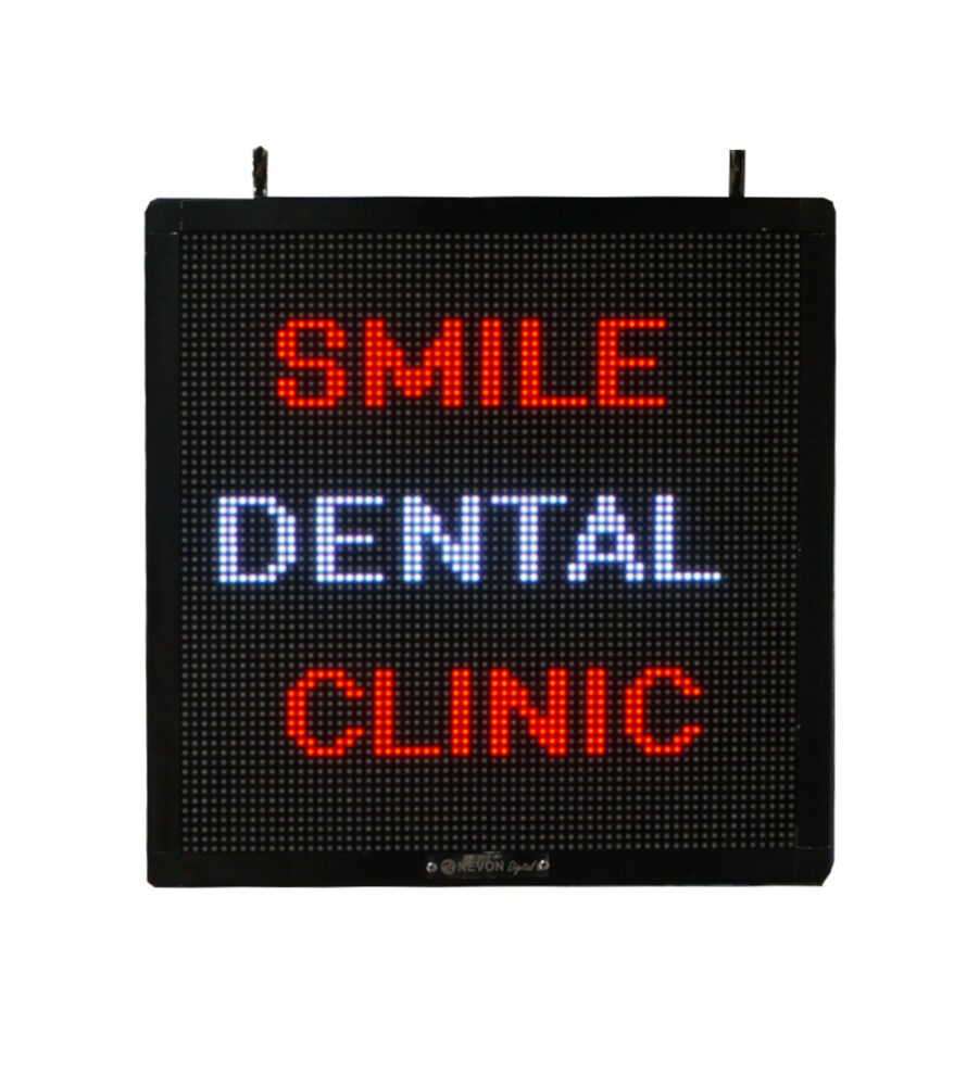Buy LED Dental Clinic Sign Board P6 Dentist Logo Outdoor Scrolling ...