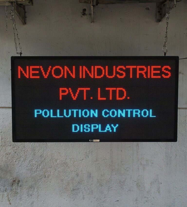 Buy 4 x 2 ft Pollution Parameter Display Board P6 Outdoor Industry Air ...