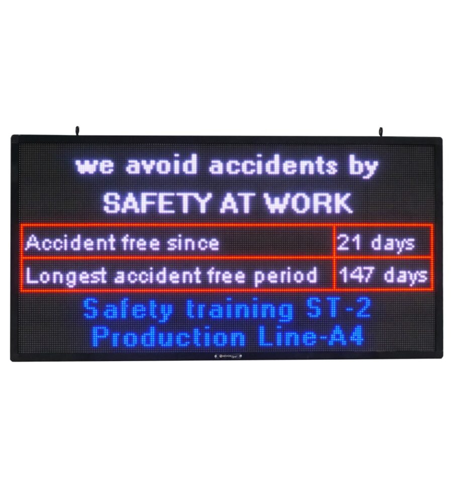 Buy 4 x 2 ft LED P6 Industrial Safety Tracker and Safety Standards ...