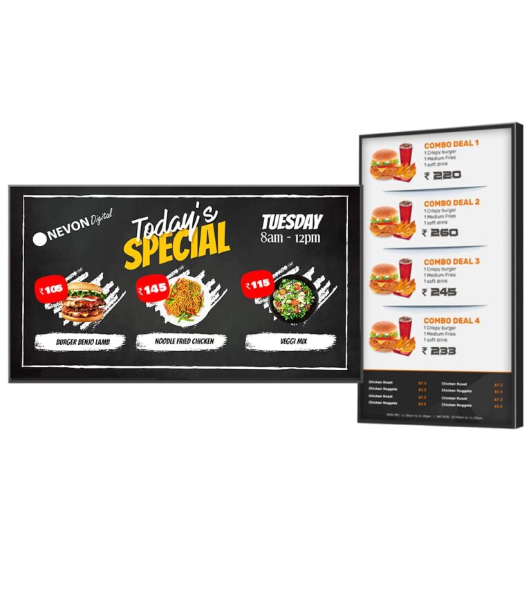 Buy 32 Inch Digital Signage Standee Indoor Portable Display for ...