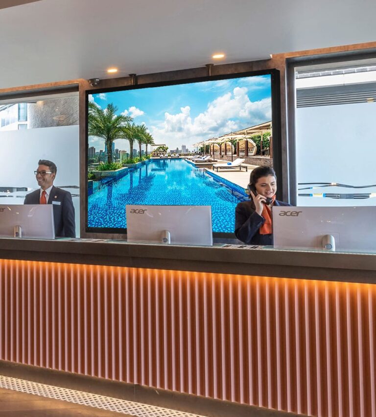 Buy 85 Inch Video Wall P3 Led Display For Entrance Reception Lobby at ...