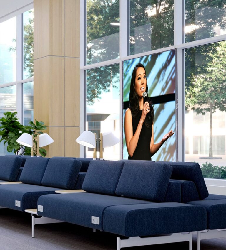 Buy 75 Inch Vertical Video Wall P3 Led Display For Entrance Reception ...