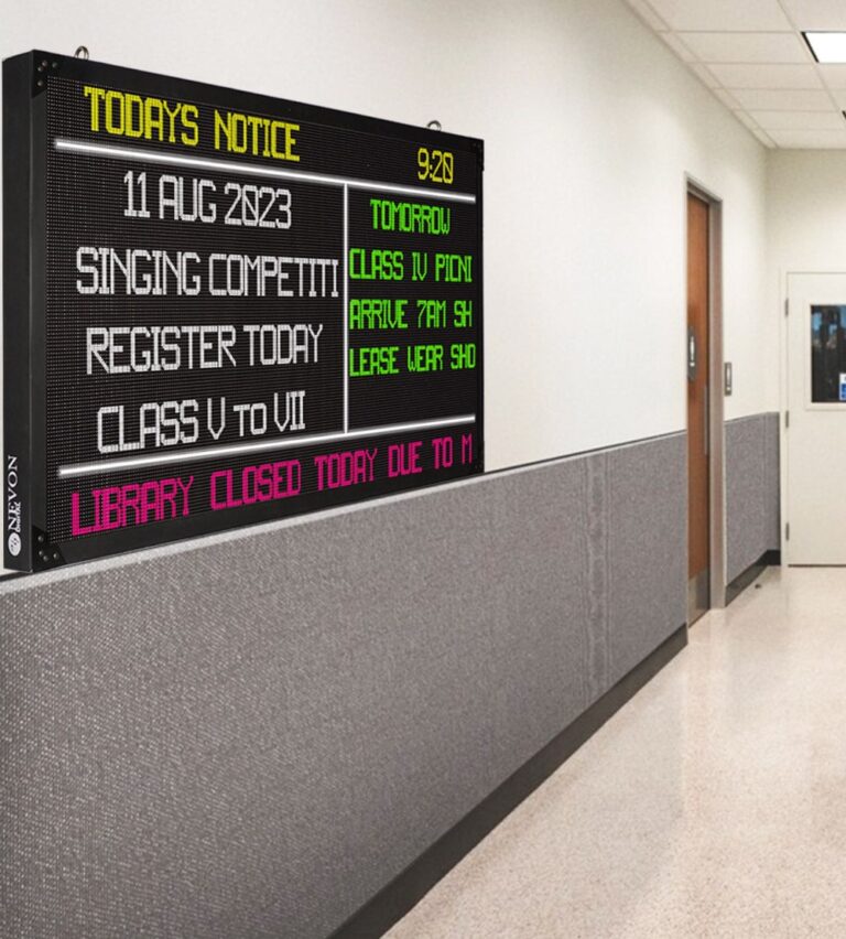 Buy 4 x 2 ft Pollution Parameter Display Board P6 Outdoor Industry Air ...