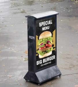 Digital Standees Floor Standing Digital SIgnage Displays | Nevon Express