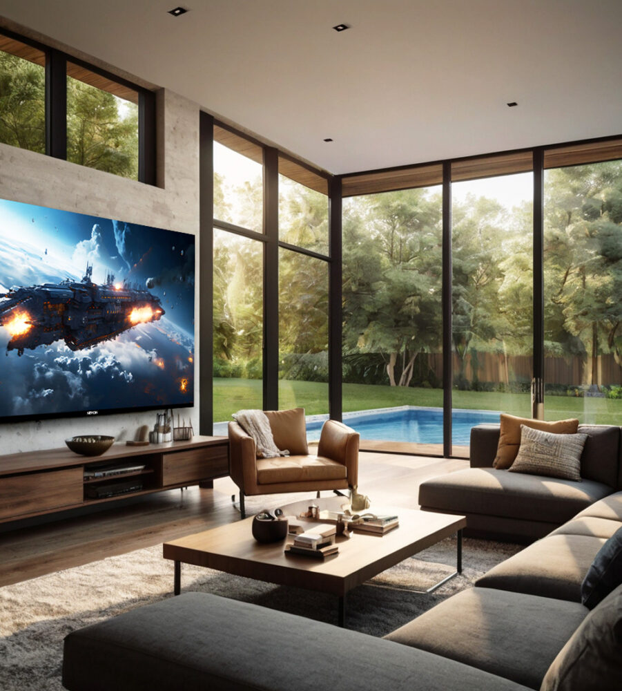 Buy Nevon 102 Inch ALED 2K Smart TV with Large Frameless Screen at ...