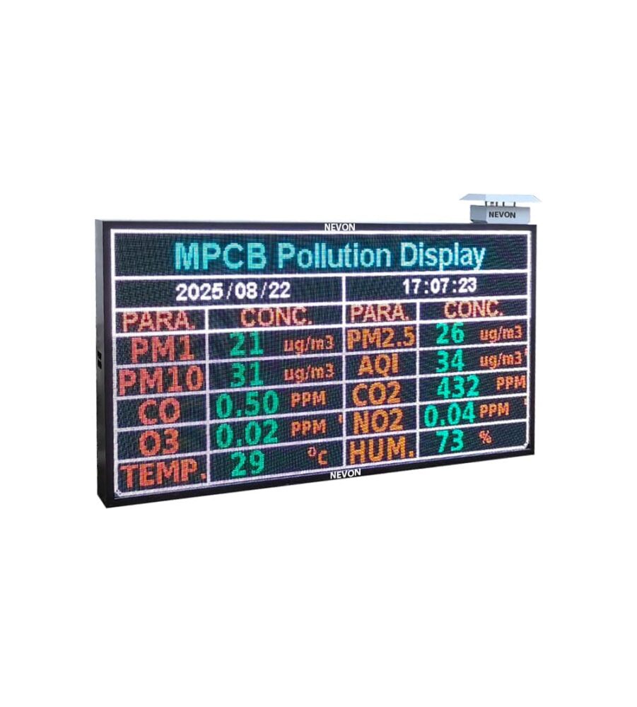 Buy 4 x 2 ft Pollution Parameter Display Board P6 Outdoor Industry Air ...
